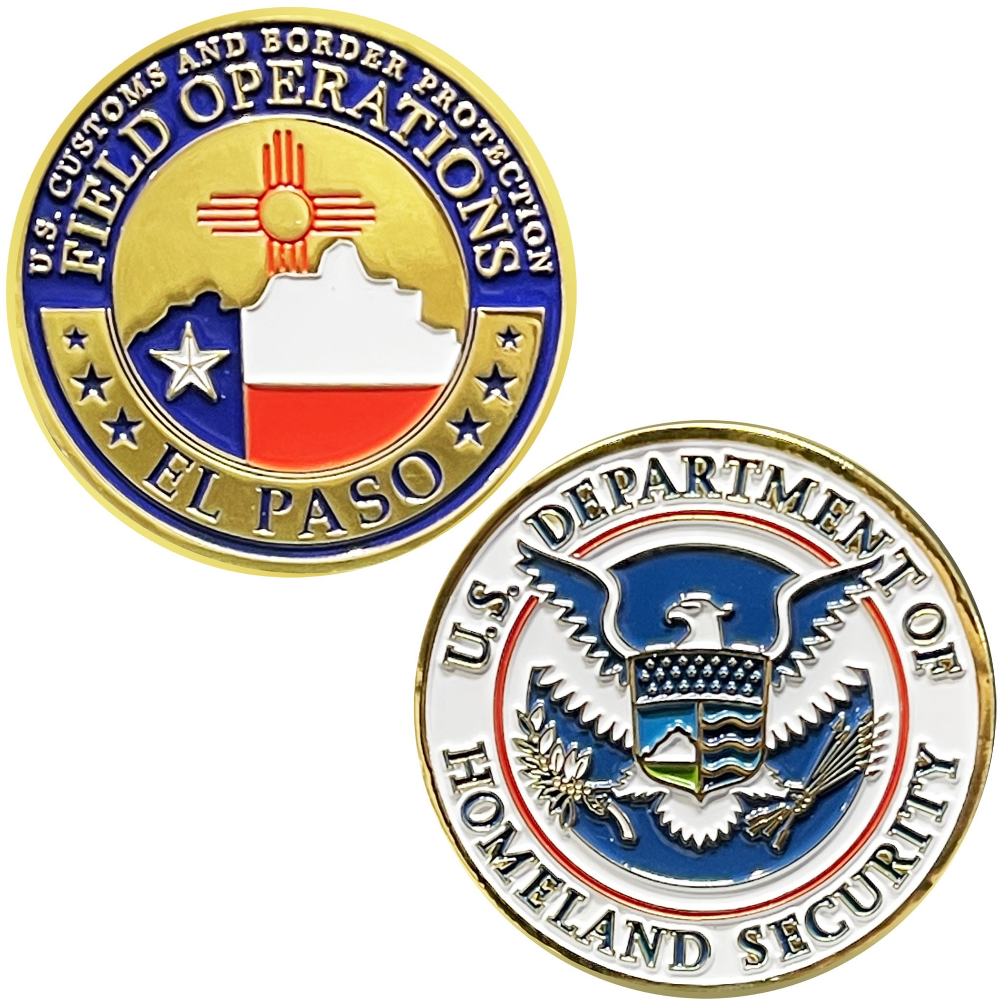 CBP Field Operations El Paso Texas Port Challenge Münze CBPO | Etsy
