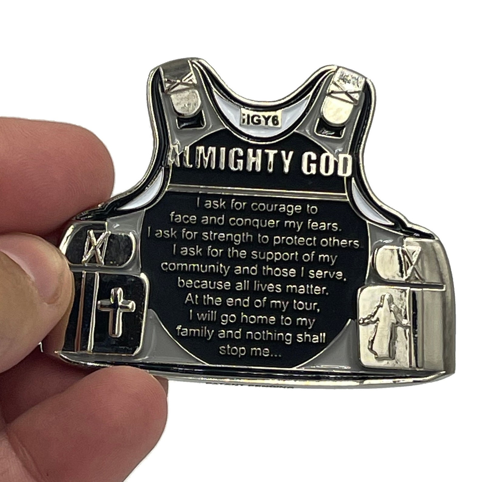 Correctional Officer's Prayer God Almighty Challenge Coin | Etsy
