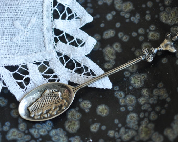 Greek Parthenon Silver Souvenir Spoon - Etsy