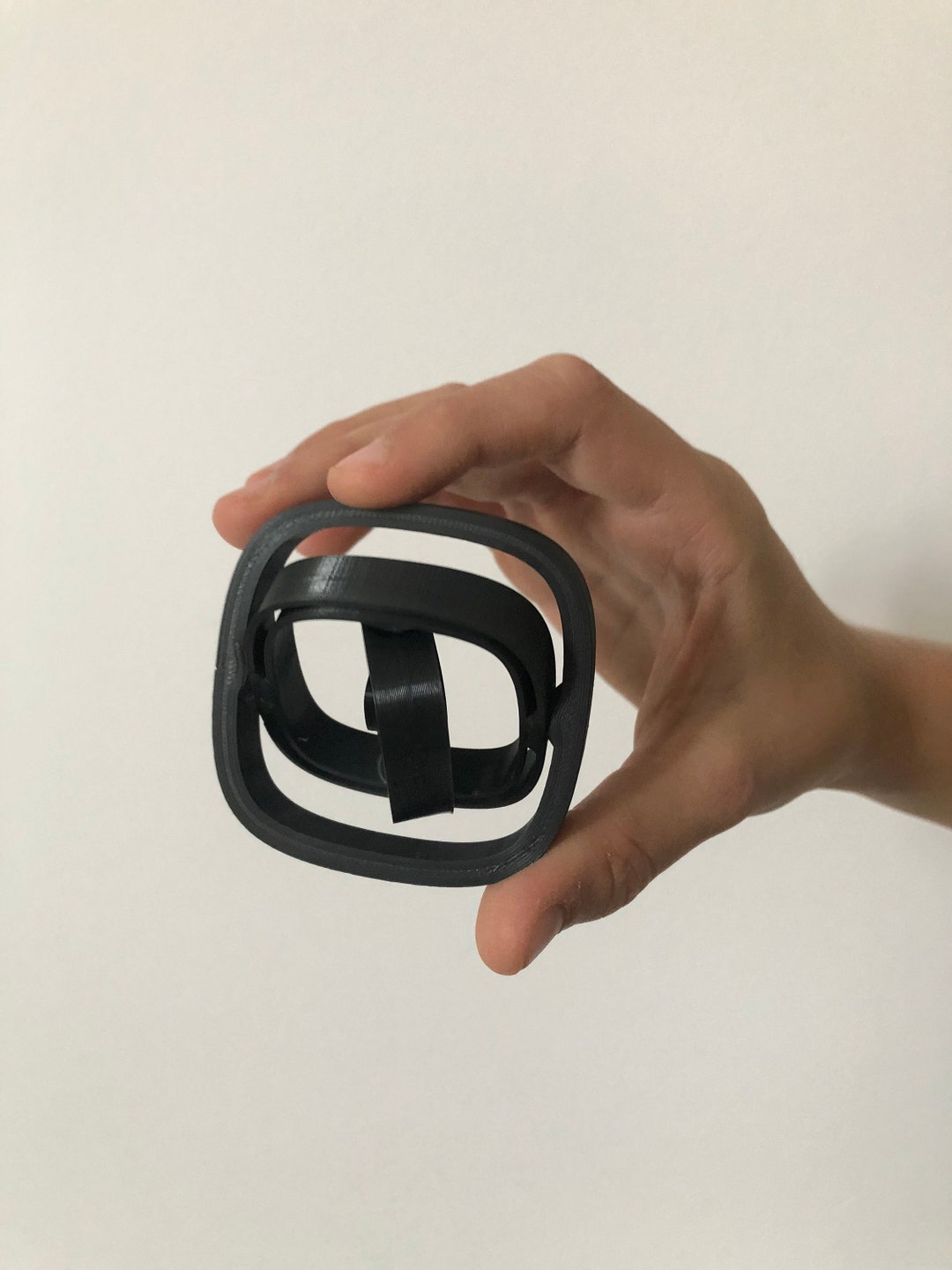 3D Printed Gyroscopic Rings Gimbal Fidget Spinner Toy - Etsy