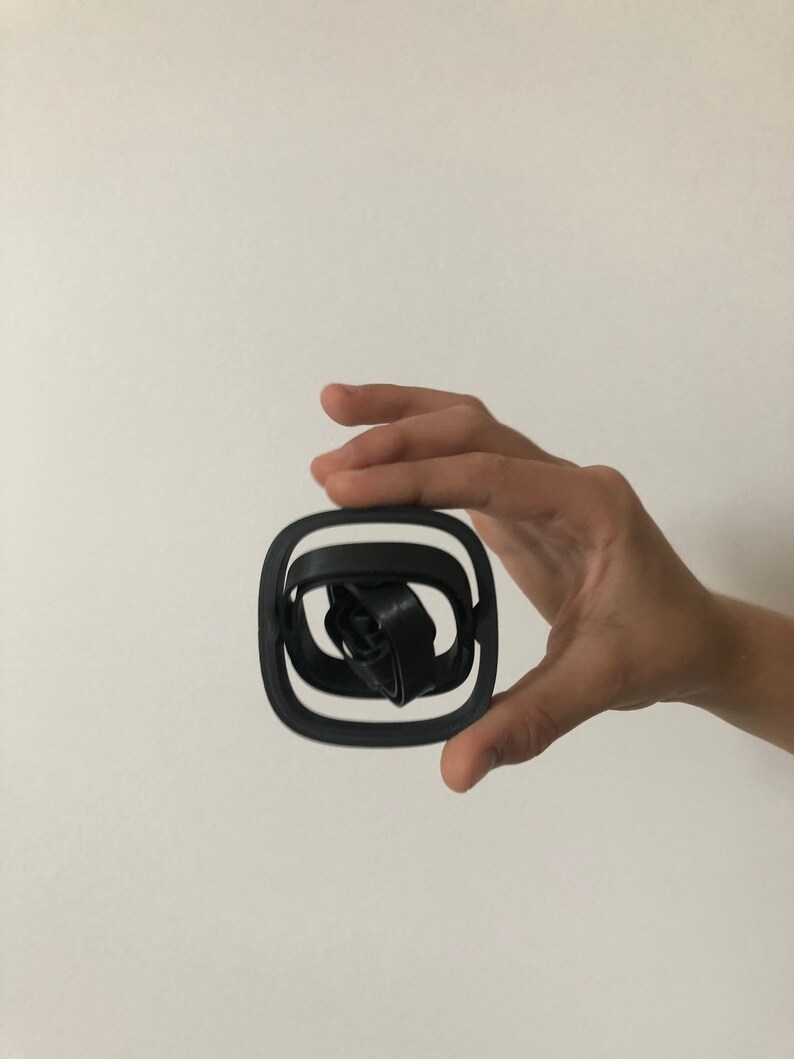 3D Printed Gyroscopic Rings Gimbal Fidget Spinner Toy - Etsy