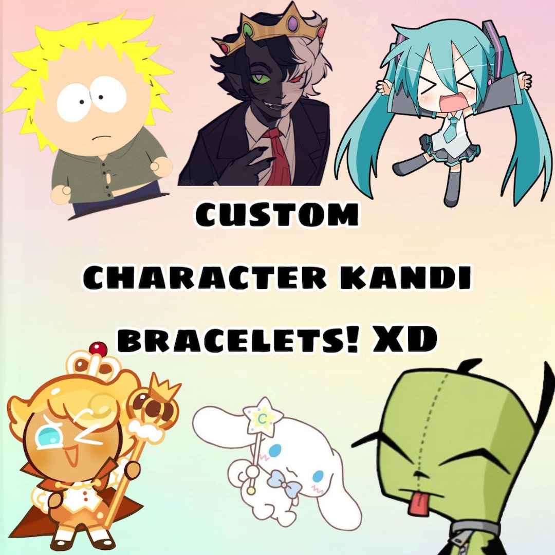 CUSTOM Character Kandi | MTO - Etsy