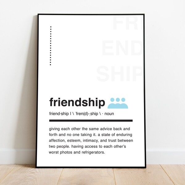 Definition Print - Etsy