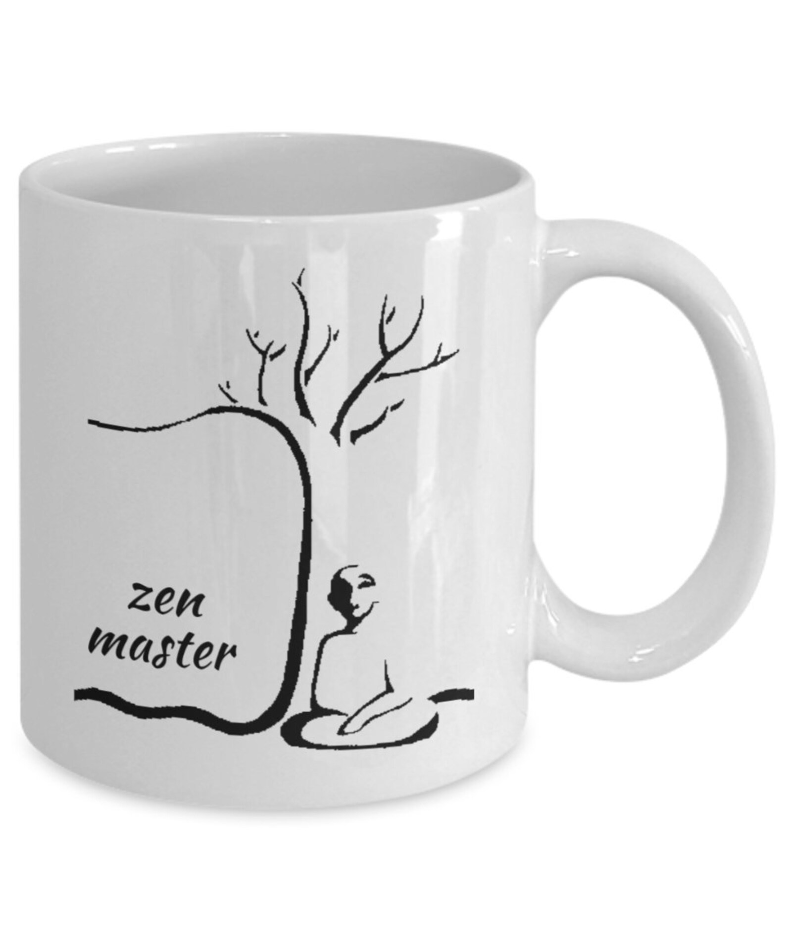Zen Master Mug, Coffee or Tea Cup, Meditation Gifts for Women Men Teens ...