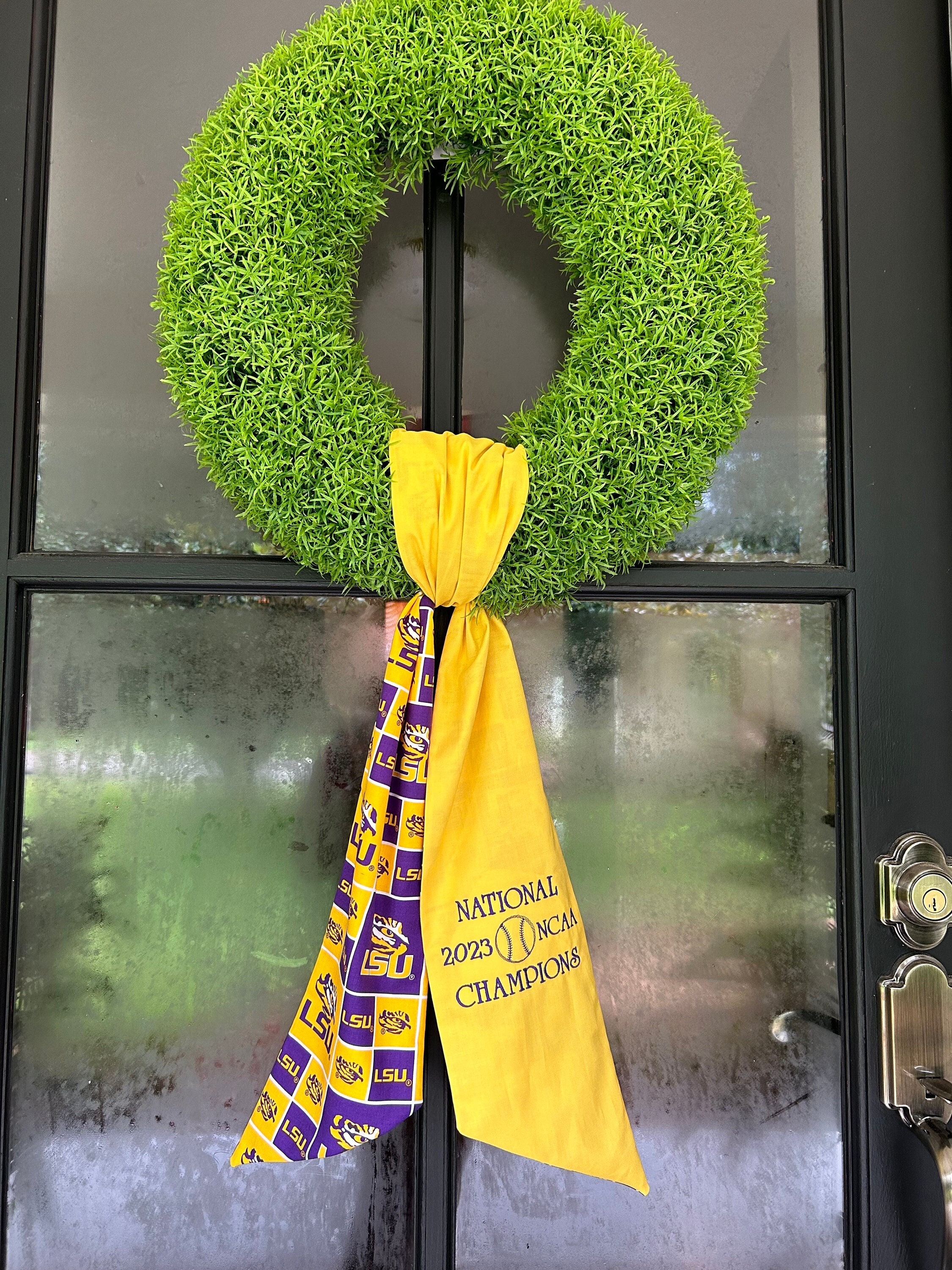 LSU College World Series 2023 Champions Wreath Sash - Etsy