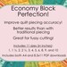 Economy Block FPP Quilt Pattern and Templates (digital Download) - Etsy