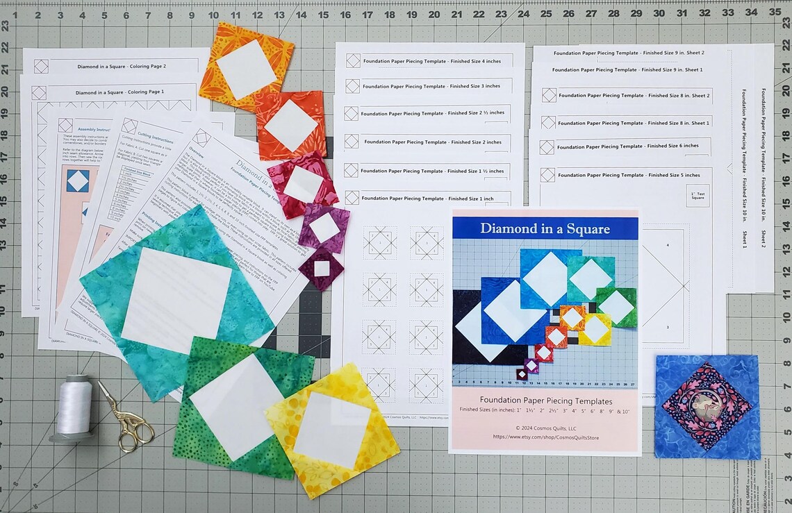 FPP Template Bundle: Includes 5 Patterns (PDF Pattern) - Etsy