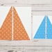 Half Rectangle Triangle (HRT) Quilt Block FPP Templates: 11 Sizes ...