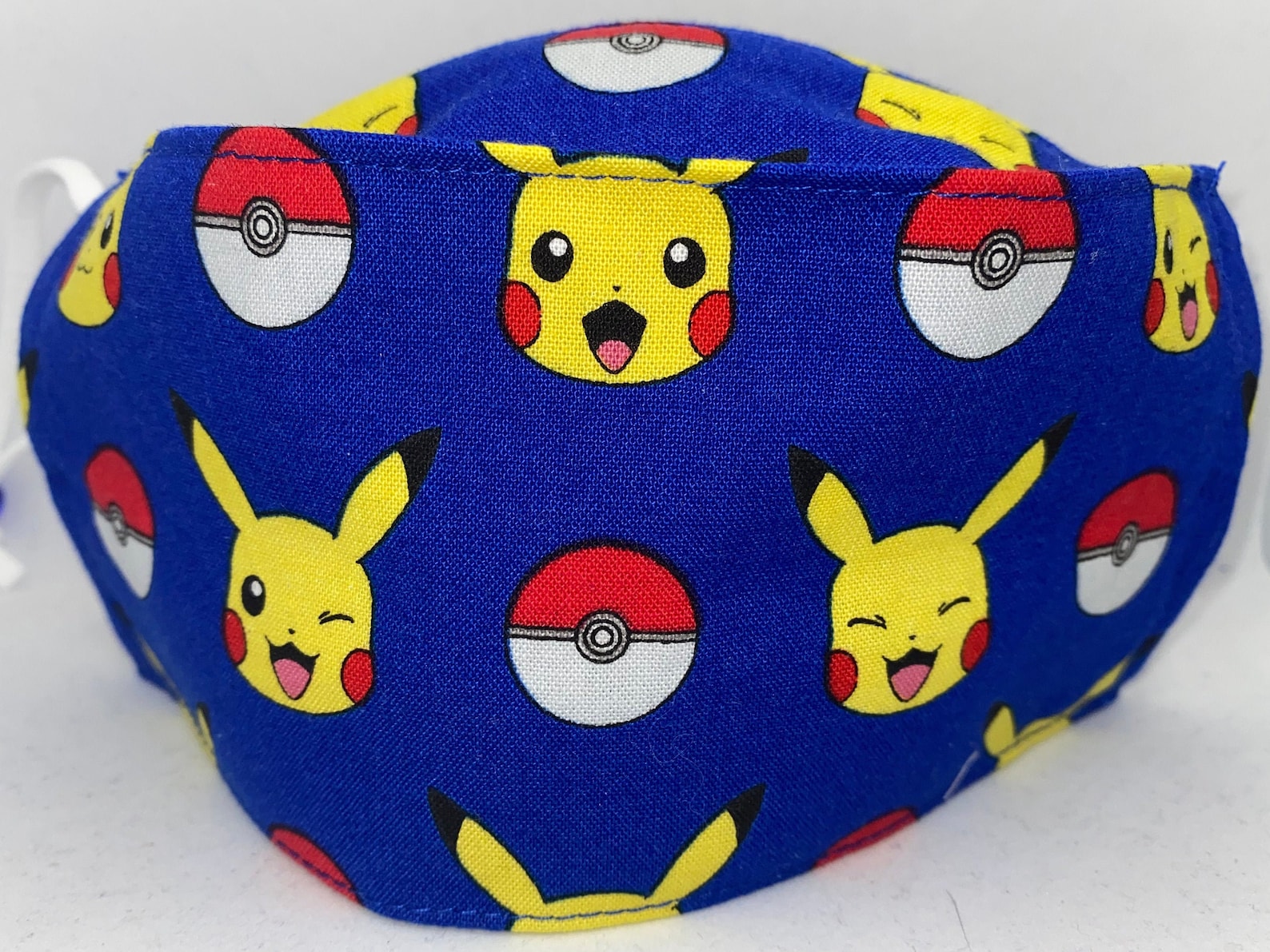 Pokemon Pikachu on Blue 3D Mask Pokemon 3D Mask Pikachu 3D | Etsy