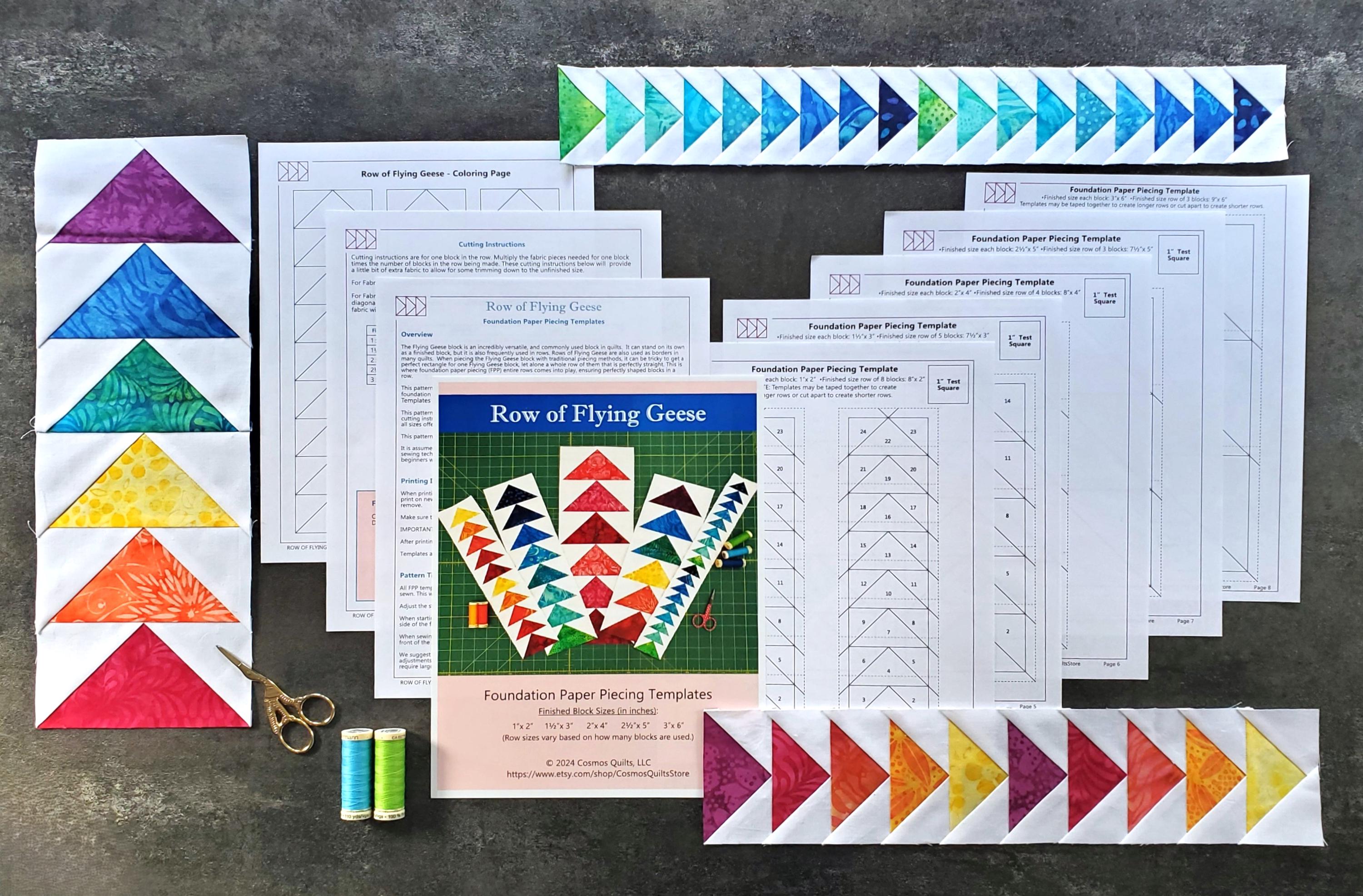 FPP Template Bundle: Includes 5 Patterns (PDF Pattern) - Etsy