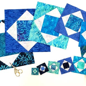 Economy Block FPP Quilt Pattern and Templates (digital Download) - Etsy