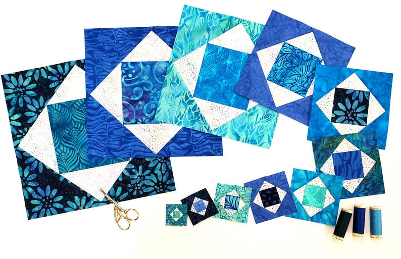 Economy Block FPP Quilt Pattern and Templates (digital Download) - Etsy