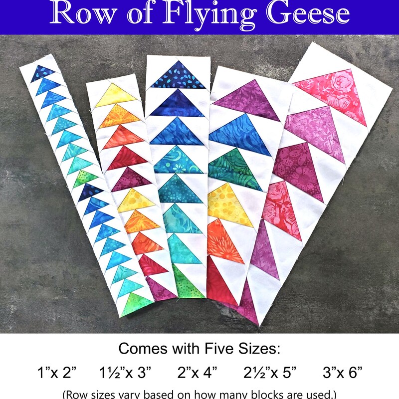 Flying Geese Quilt Pattern - Etsy
