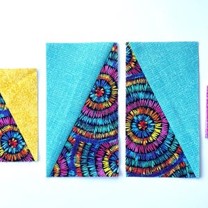 Half Rectangle Triangle (HRT) Quilt Block FPP Templates: 11 Sizes ...