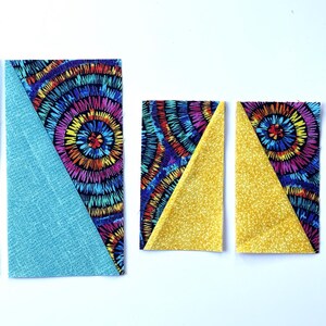 Half Rectangle Triangle (HRT) Quilt Block FPP Templates: 11 Sizes ...