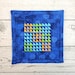 Mini Quilt: Half Square Triangles in a Row Miniature FPP Pattern and ...