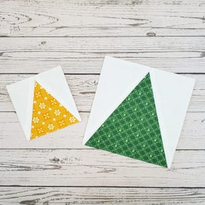Triangle in a Square FPP Quilt Pattern (11 Sizes) - Digital Download ...