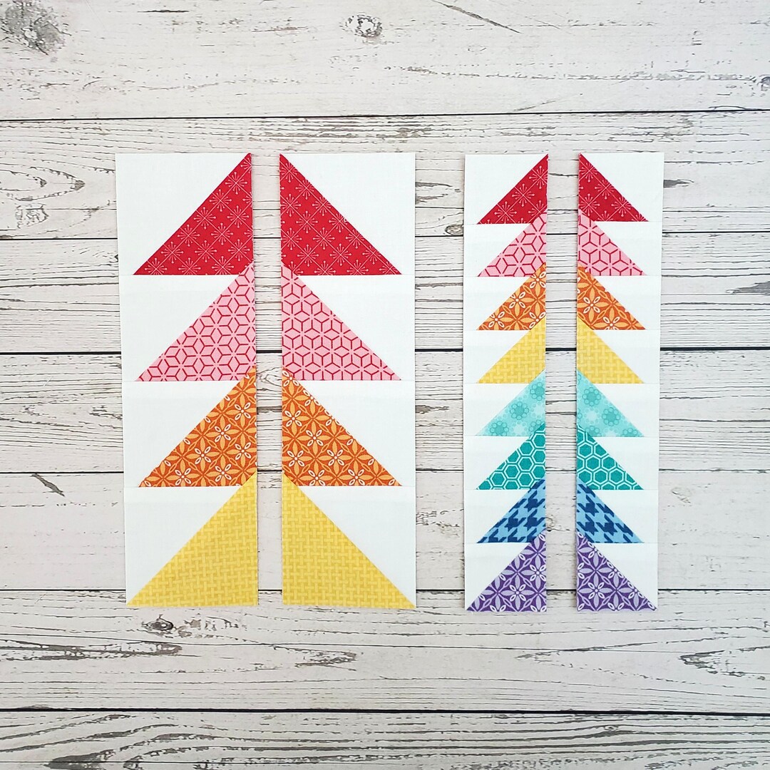 HST in a Row FPP Quilt Pattern: 6 Sizes (digital Download) - Etsy