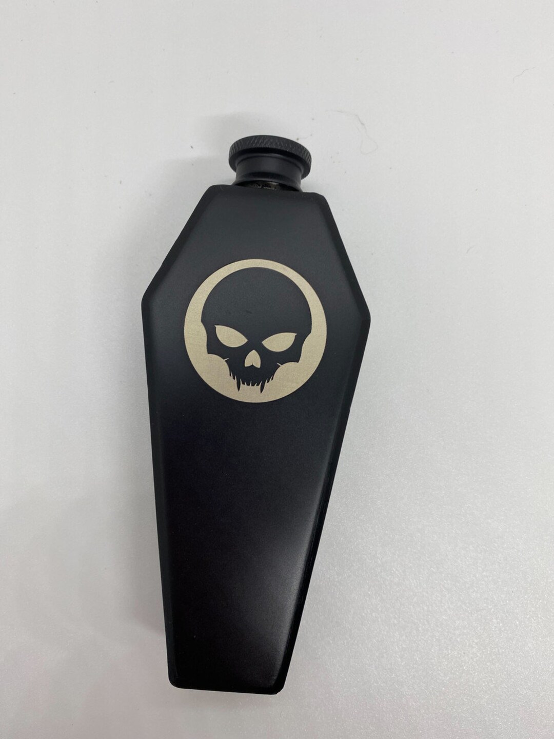 Black Coffin Flask With BNS Skull - Etsy
