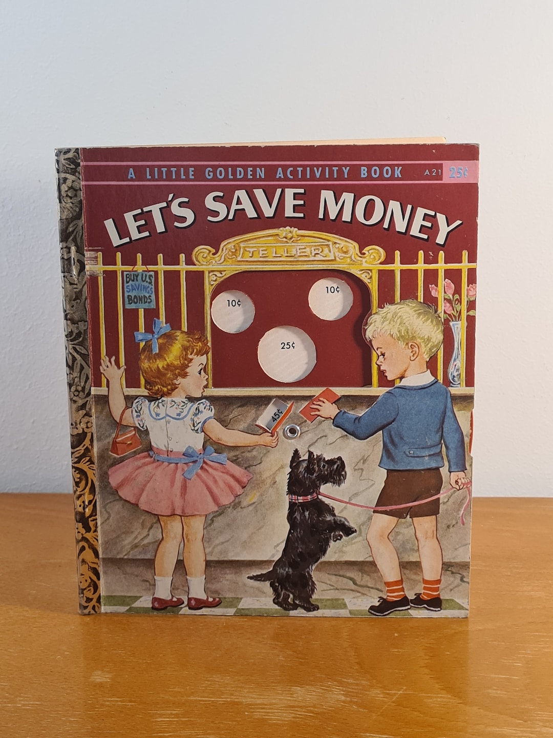 A Little Golden Activity Book Let's Save Money 1958 Loyta Higgins' Fun ...