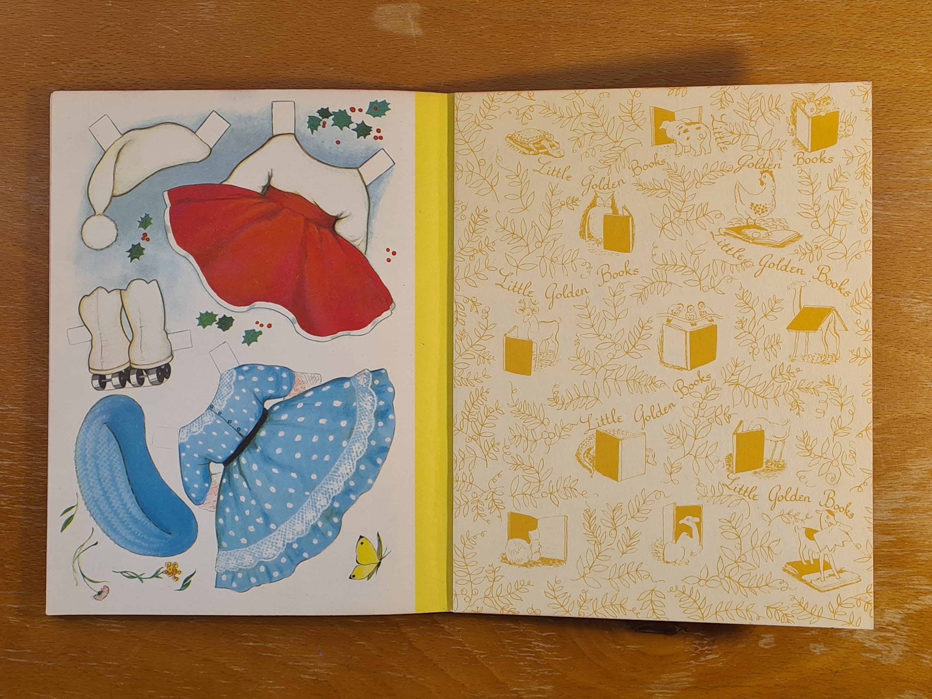 Vintage Ginger Paper Doll Book: Little Golden Activity Book, 1957 ...