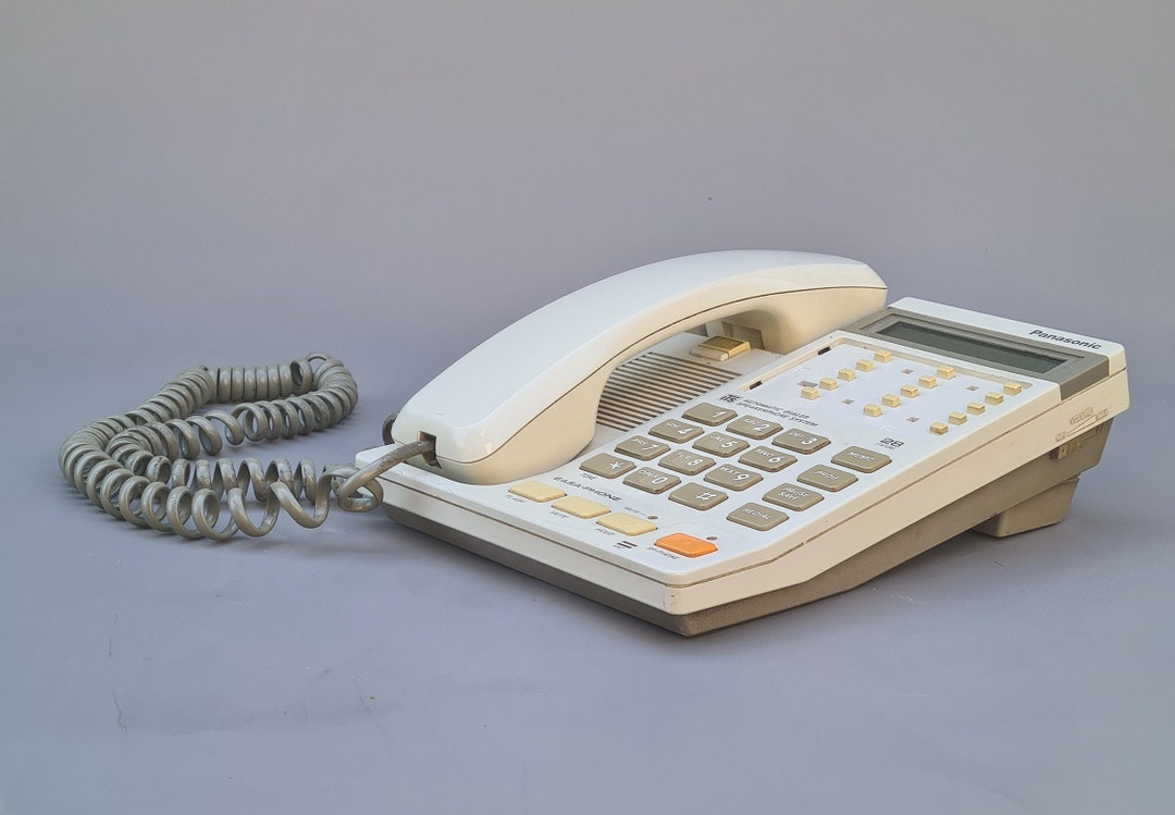 Vintage 1980s Retro Home Telephone by Panasonic Model: KX-T2365 Gray ...