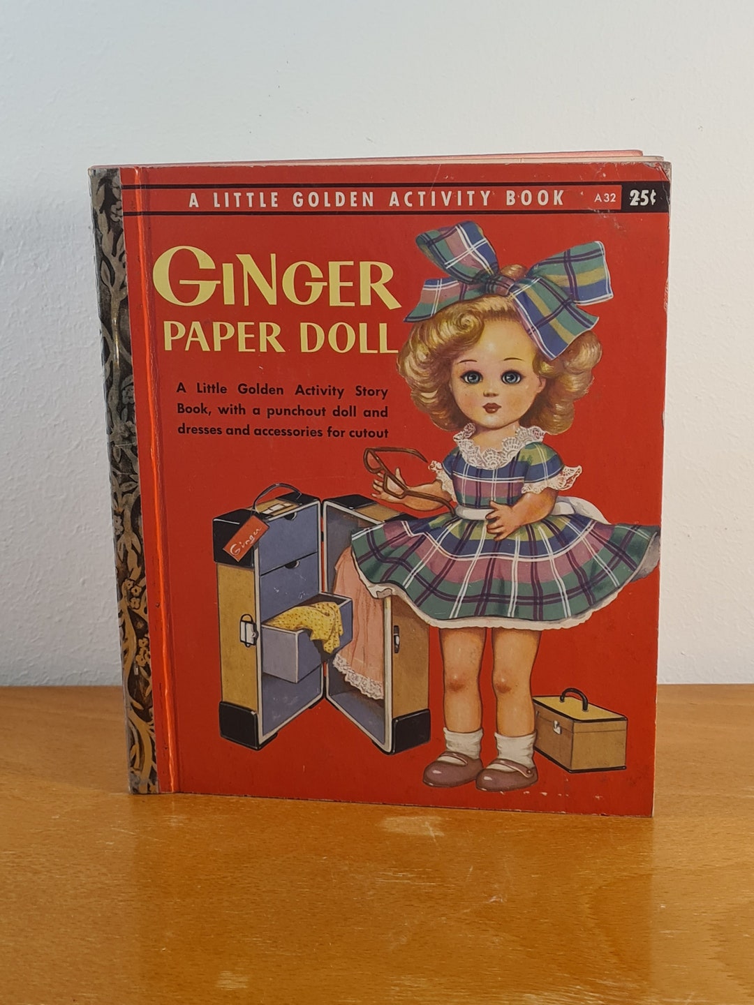 Vintage Ginger Paper Doll Book: Little Golden Activity Book, 1957 ...