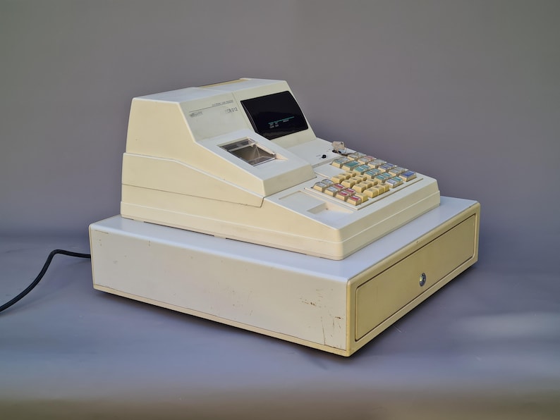 Electronic Cash Register Olivetti ECR 012, Rare - Etsy