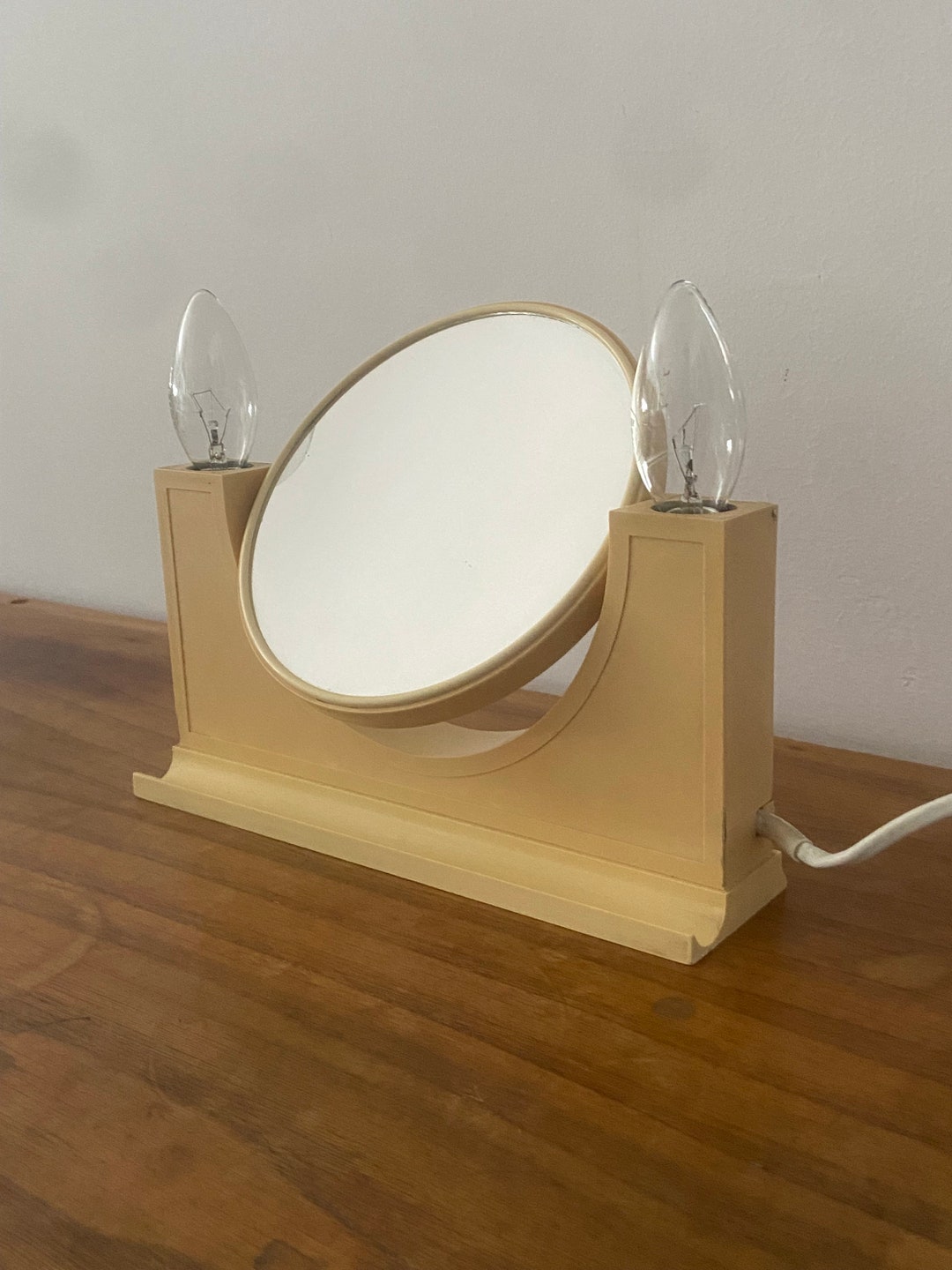 Table Make up Magnifying Glass With Lights, Vintage 1960s - Etsy