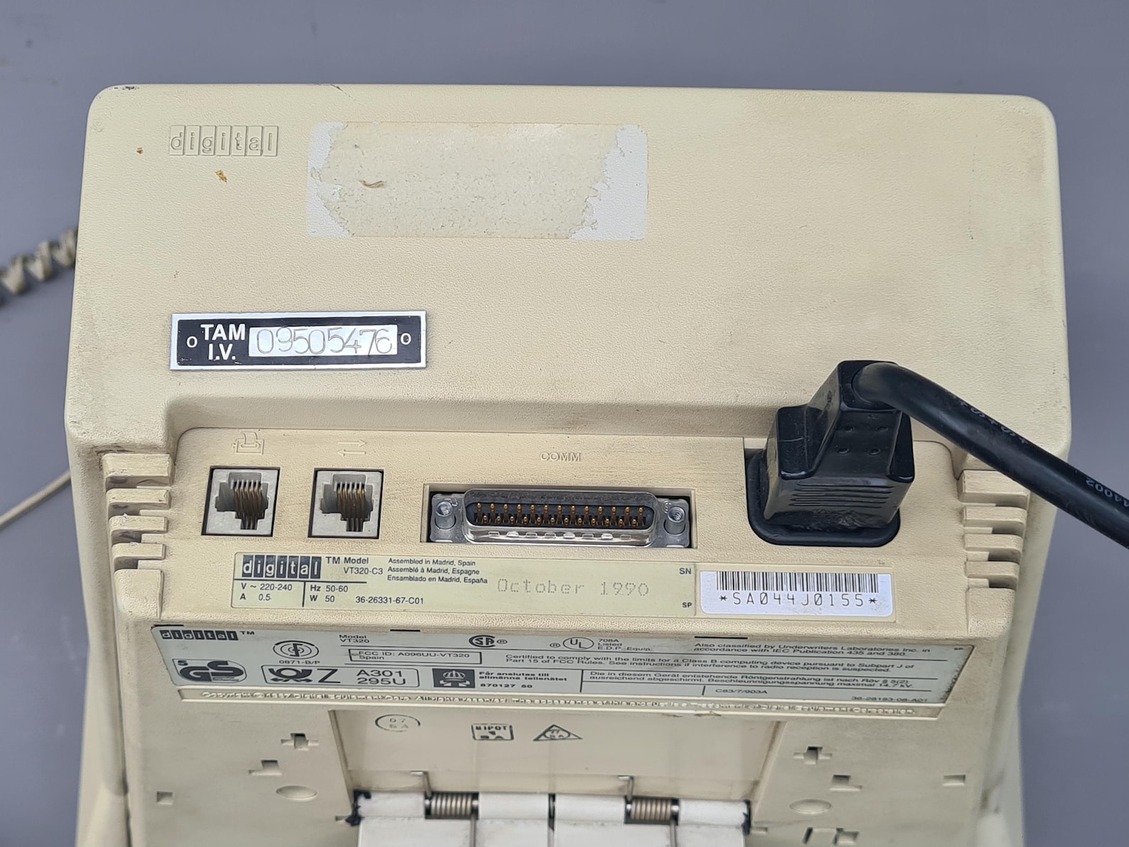 DEC VT320 Terminal With Keyboard – 1987 Vintage Retro Computer Home PC ...