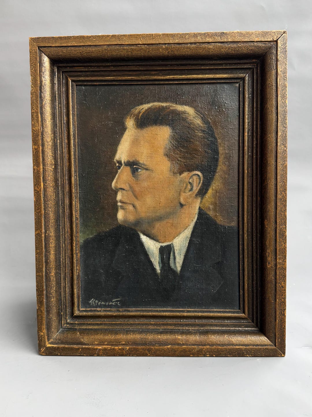 Josip Broz Tito, Portrait, Oli on Canvas, 1950s, Painted by Fran ...