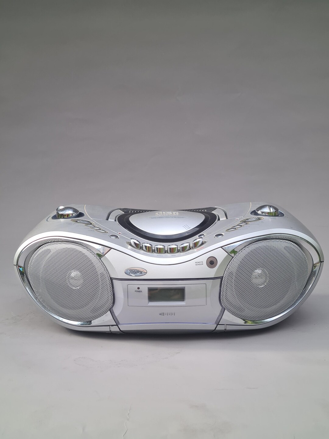 GPX Vintage Cassette & CD Player Light Silver, 90s Y2K Aesthetic, Fully ...