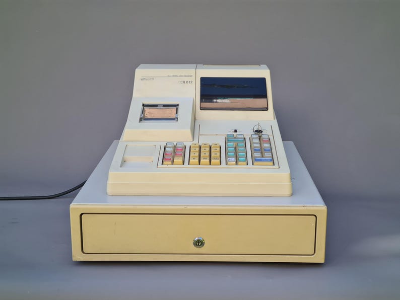 Electronic Cash Register Olivetti ECR 012, Rare - Etsy