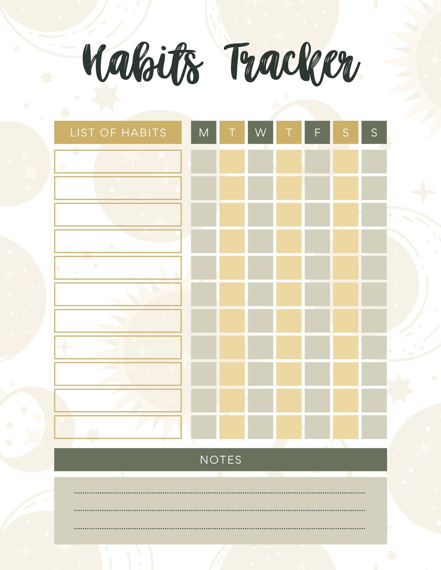 Celestial Digital and Printable Planner Multipack: Monthly, Weekly ...
