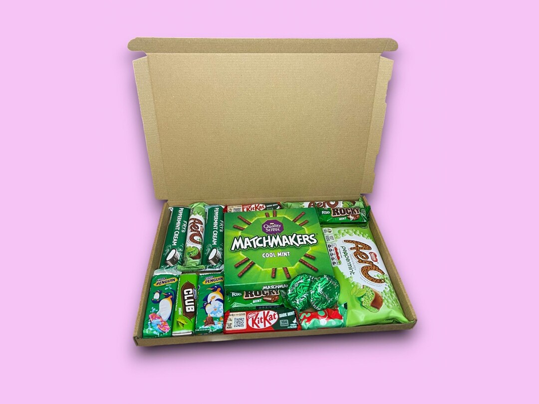 Mint Chocolate Selection Box - Etsy UK