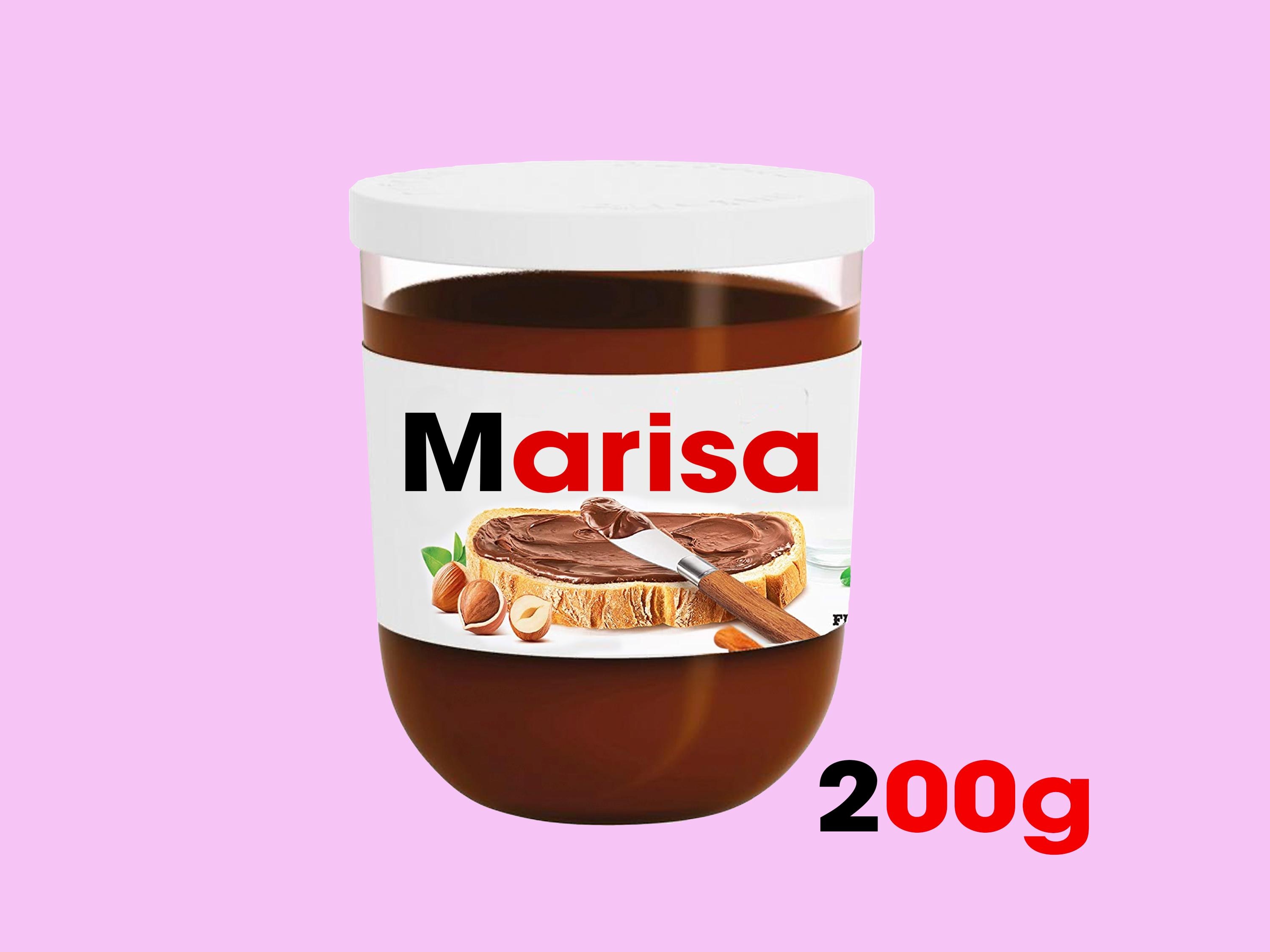 Personalised Nutella Jar - Etsy UK