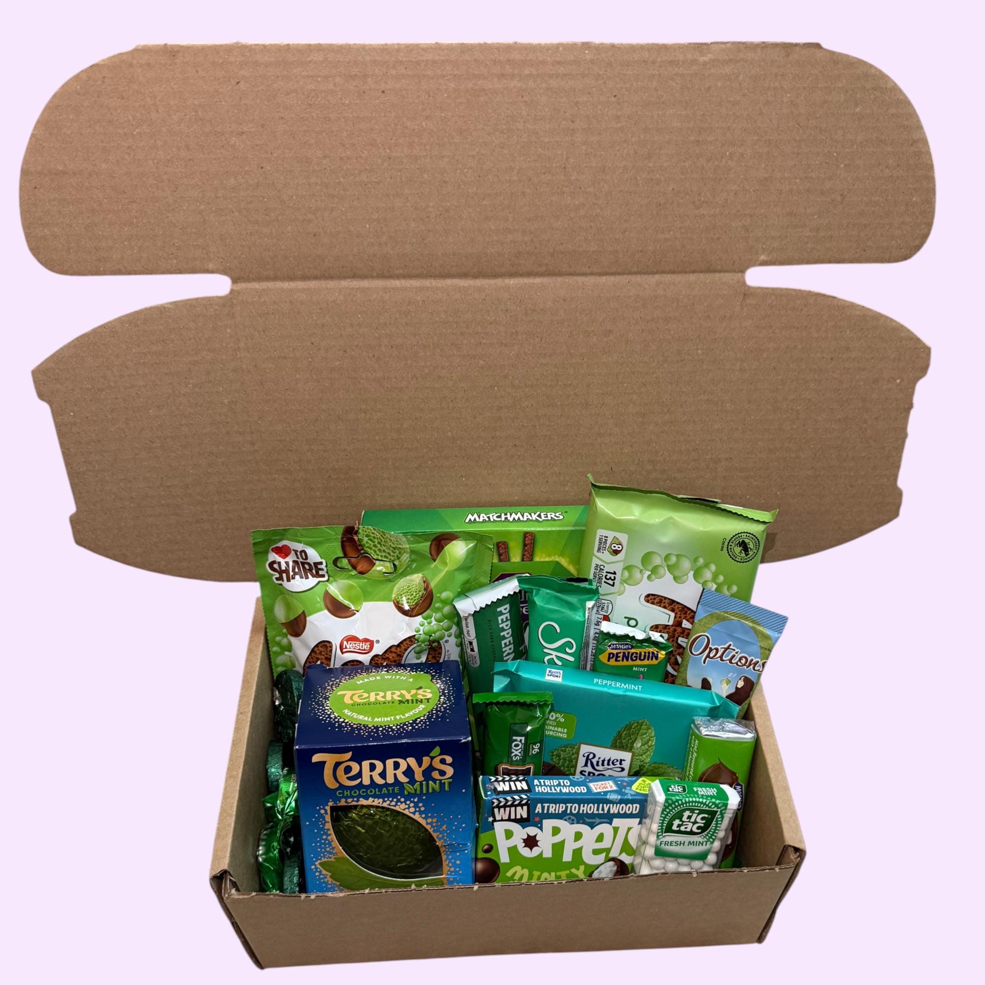 Mint Chocolate Selection Box - Etsy UK