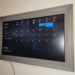 Digital Wall Display and Calendar Smart Screen - Etsy