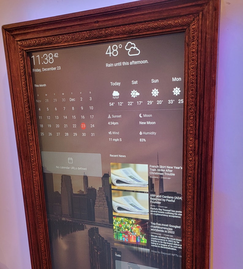 Digital Wall Display and Calendar Smart Screen - Etsy