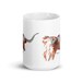Texas Longhorn Steer Coffee Mug, Tea Cup - Gift for Dad, Gift for Him ...