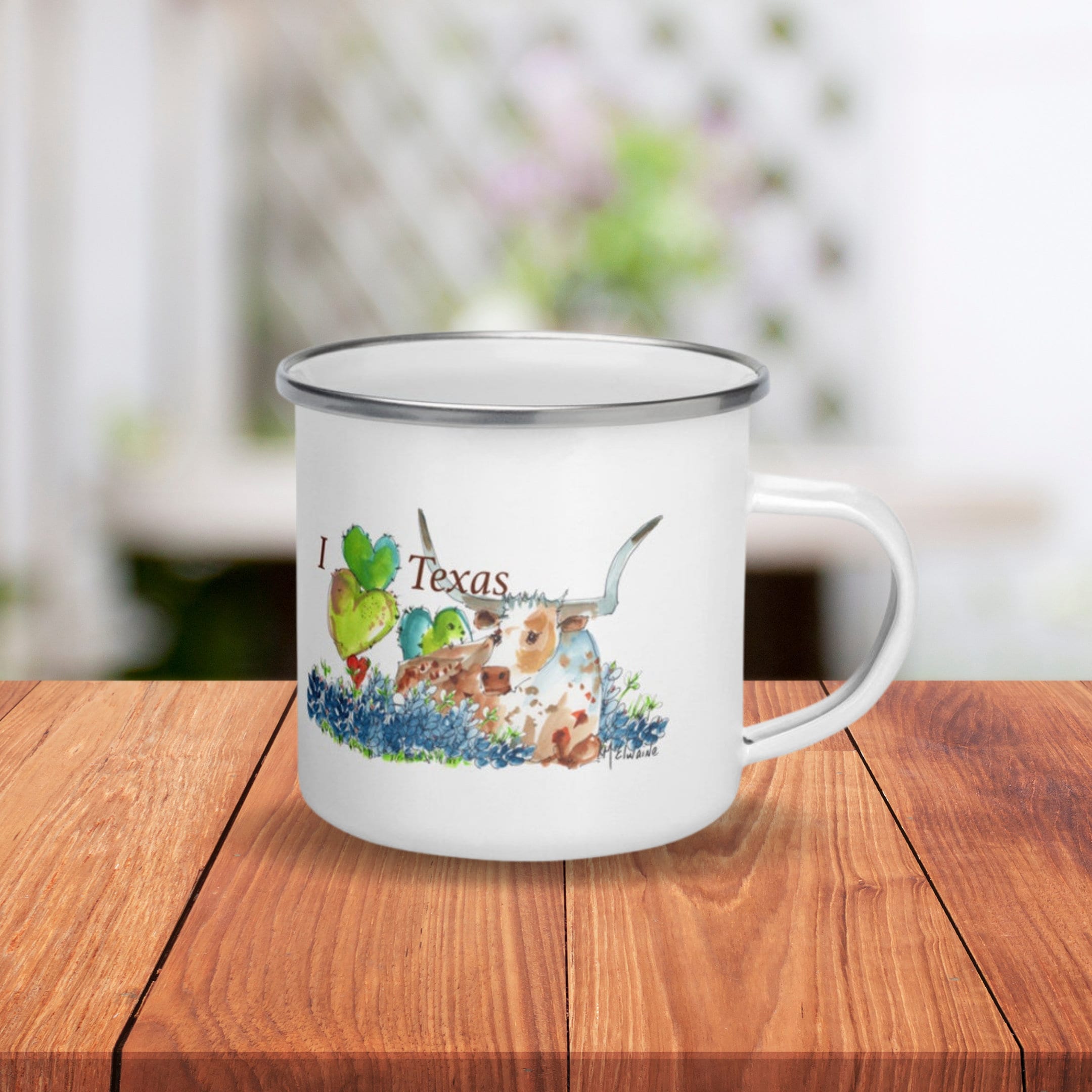 Longhorn Mug - Texas Coffee Mug Tea Cup - I Love Texas Mug - Gift for ...