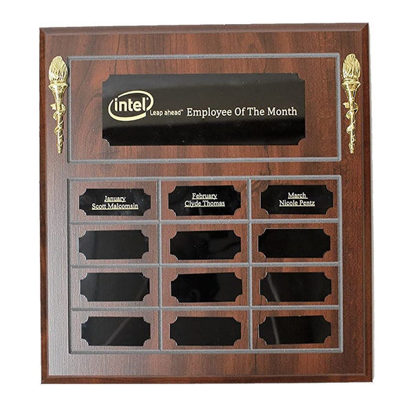 Employee of the Year Plaque - Etsy