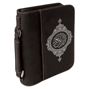 Quran Cover and Journal Set, Personalized Vegan Quran Cover With Zipper ...