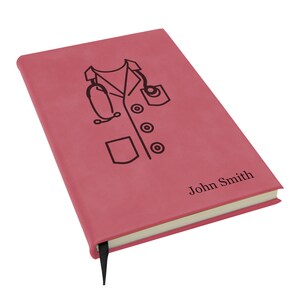 Medical Doctor, Nurse, Healthcare Professional Vegan Leather Journal ...