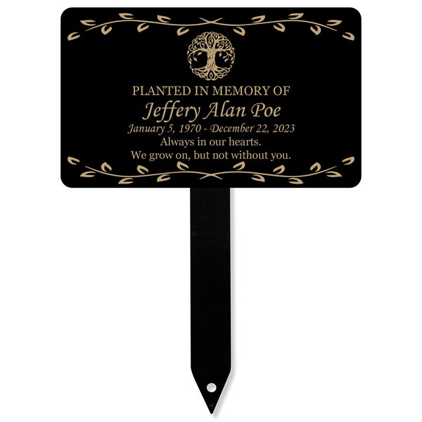 Memorial Plaque for Tree - Etsy