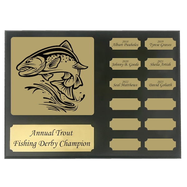 Trout Fishing Award Trophy - Etsy