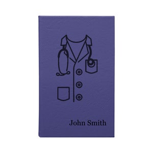 Medical Doctor, Nurse, Healthcare Professional Vegan Leather Journal ...