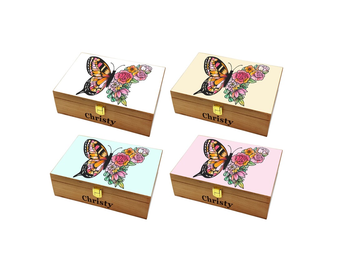 Butterfly Memory Box, Retirement, Anniversary, Wedding, Birthday Gift ...