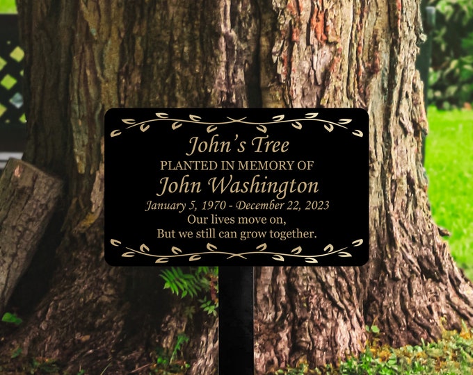 8x10 Outdoor Memorial Gift With Photograph, Picture Memorial Gift ...