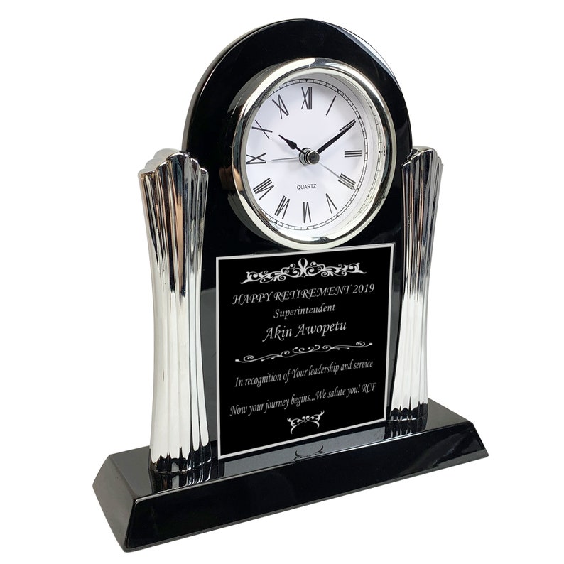 Beautiful Personalized Clock for Retirement Gift Achievement - Etsy